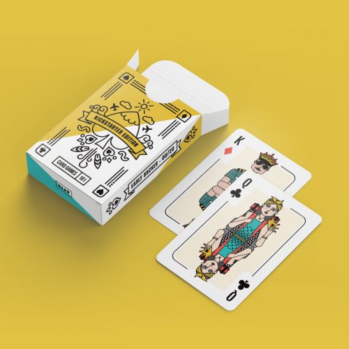 Playing Card Deck - Yellow - Limited Edition - CardGames101