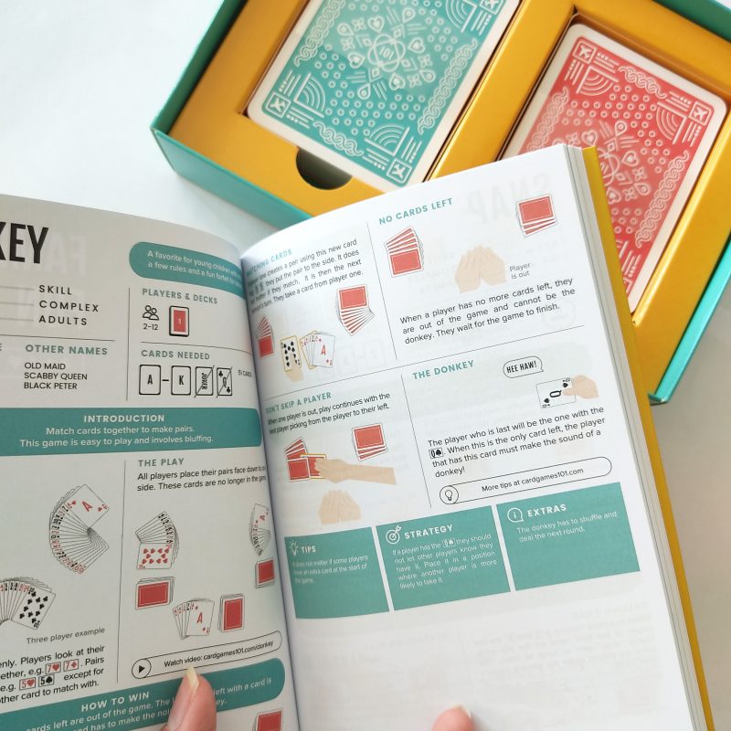 Buy the Card Game Book - Card Game Box Set - Book Card Games For ...